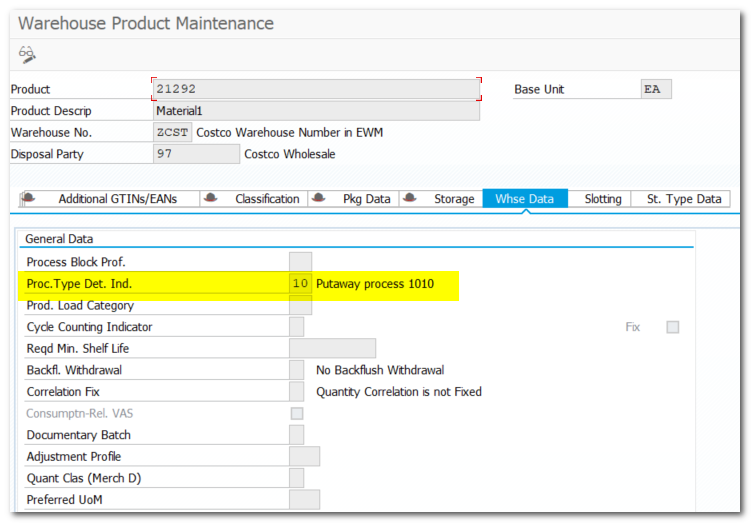 2. Warehouse Process Type Determination – SAP Quick Guide
