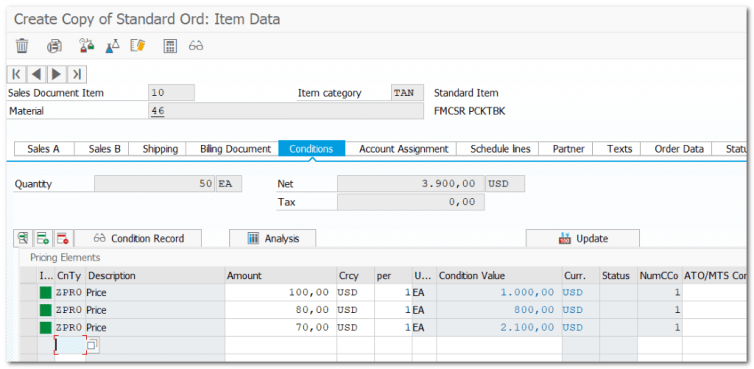 Pricing – Graduated-to interval scale – SAP Quick Guide