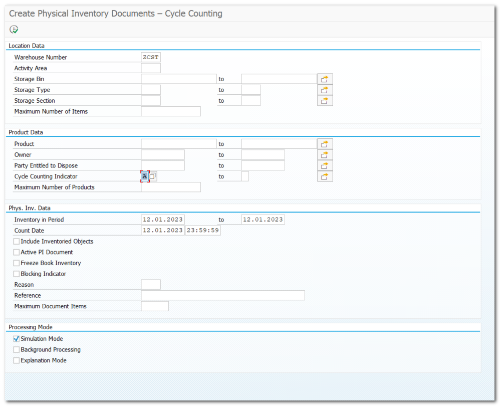 11. EWM Physical Inventory – SAP Quick Guide