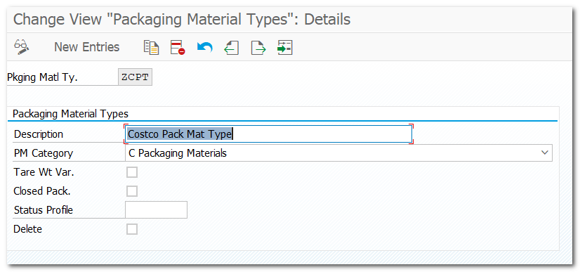 7. Package Specification – SAP Quick Guide