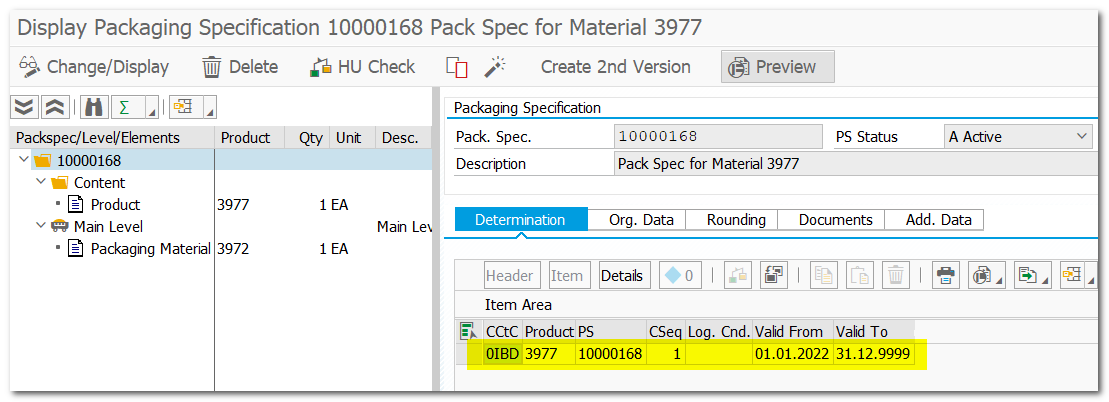 7. Package Specification – SAP Quick Guide