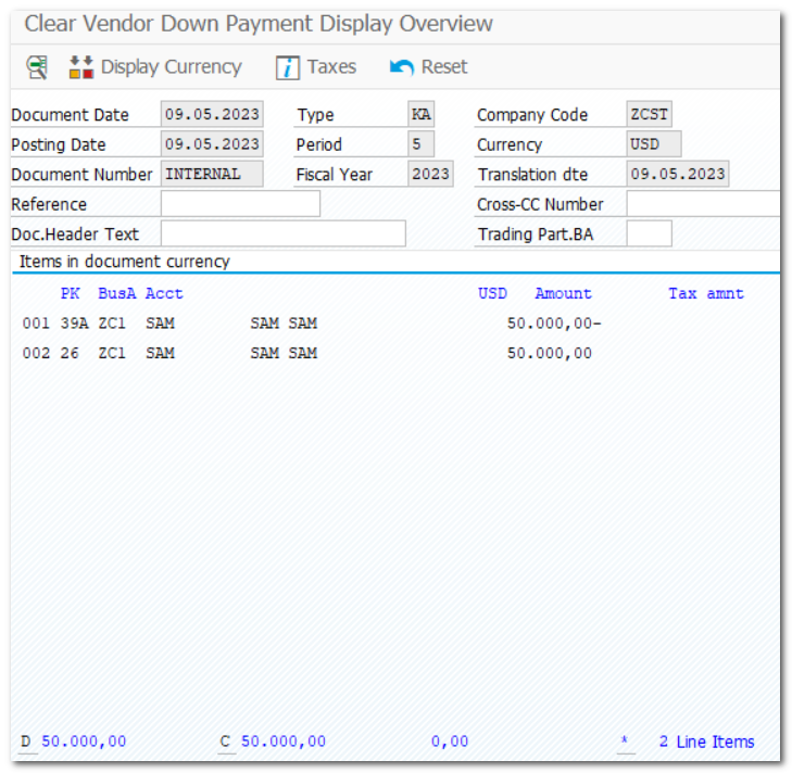 4.1. Advance Payment (Vendor) – SAP Quick Guide