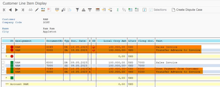 5.1. Advance Payment(Customer) – SAP Quick Guide