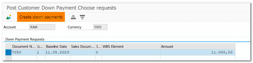 5.1. Advance Payment(Customer) – SAP Quick Guide